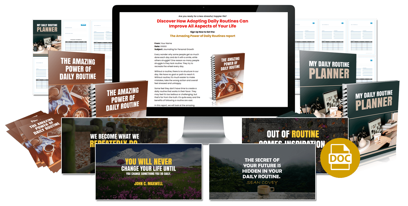[PLR] The Amazing Power Of Daily Routine | Enhanced PLR